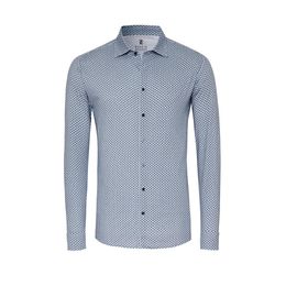 DESOTO Button Up Shirt male Blue size M