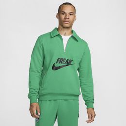 Nike Giannis Standard Issue Basketball-Oberteil mit 1/4-Reißverschluss (Herren) - Grün