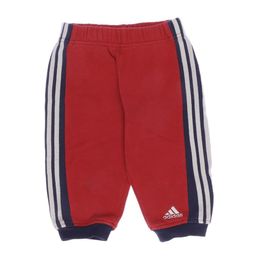 Adidas Herren Stoffhose, rot, Gr. 80