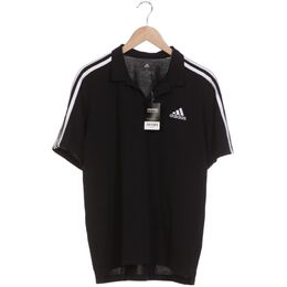 Adidas Herren Poloshirt, schwarz, Gr. 52