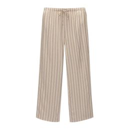 Pull&Bear Pull&Bear Hose Damen Größe 42 ecru / schwarz