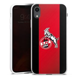 DeinDesign iPhone Xr Handy Silikon H&uuml;lle Case wei&szlig; Handyh&uuml;lle 1. Fc K&ouml;ln Billy Goat Hennes Official Licensed Product Silikon Case