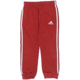 Adidas Herren Stoffhose, rot, Gr. 98