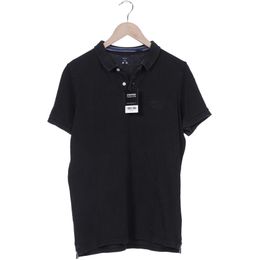 Superdry Herren Poloshirt, schwarz, Gr. 52