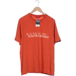 Napapijri Herren T-Shirt, orange, Gr. 56