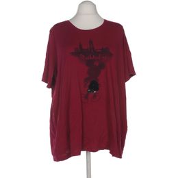 Ulla Popken Damen T-Shirt, bordeaux, Gr. 54