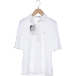 Lacoste Damen Poloshirt, cremeweiß, Gr. 36