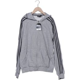 Adidas Damen Kapuzenpullover, grau, Gr. 42