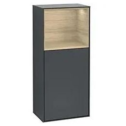 Villeroy & Boch Villeroy und Boch Finion Seitenschrank G510PCHG 41,8x93,6cm, rechts, Emotion, Regal oben Oak Veneer, Midnight Blue Matt Lacquer