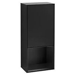 Villeroy & Boch Villeroy und Boch Finion Seitenschrank G550PDPD 41,8cm, rechts, Emotion, Regal unten Black matt, Black matt lacquer