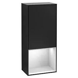 Villeroy & Boch Villeroy und Boch Finion Seitenschrank G550MTPD 41,8cm, rechts, Emotion, Regal unten White Matt, Black matt lacquer