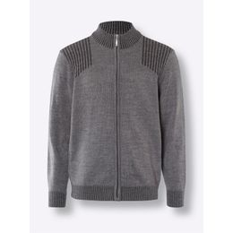 WITT Herren Strickjacke, grau, Gr&ouml;&szlig;e 58