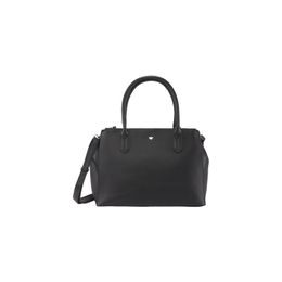 Tom Tailor Damen TTROMA M Shopper, schwarz, Uni, Gr. ONESIZE