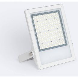 Led Fluter 100W Dimmbar triac 170 lm/W IP65 elegance Slim pro Weiss 4000K 90º Neutralweiß