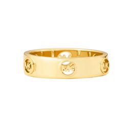 Fingerring Michael Kors "PREMIUM, MKC1550AA710" Fingerringe Gr. 17,5, Silber 925 (Sterlingsilber), 5,2 mm, gelb (gelbgoldfarben) Damen