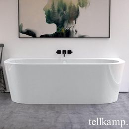 Tellkamp Solitär Wall Vorwand-Whirlwanne mit Verkleidung, W100-077-S0-AUF/WG,