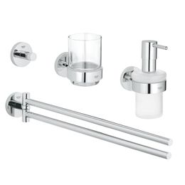 Grohe Essentials Badaccessoire-Set, 40846001,