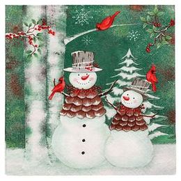 Papstar Servietten Forest Snowmen 20 St.