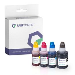 FairToner 4er Multipack Set kompatibel f&uuml;r Canon GI51 Tintentanks