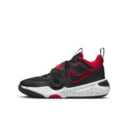 Nike Team Hustle D 11 Basketballschuh für ältere Kinder - Schwarz