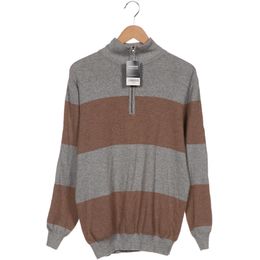 Ragman Herren Pullover, grau, Gr. 52