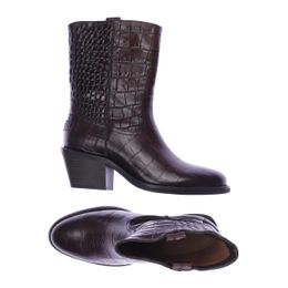 Shabbies Amsterdam Damen Stiefelette, braun, Gr. 36