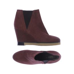 Stylesnob Damen Stiefelette, bordeaux, Gr. 41