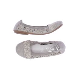 Rieker Damen Ballerinas, grau, Gr. 36