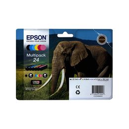 Epson 24 Multipack (Black Yellow Cyan Magenta / Light Cyan / Light Magenta) - Tintenpatrone Cyan