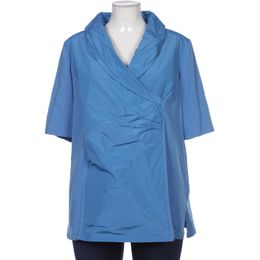 Selection by Ulla Popken Damen Bluse, blau, Gr. 50