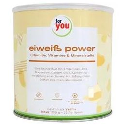 for you eHealth Eiweiß Power Vanille 750 g