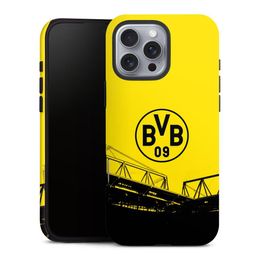 DeinDesign iPhone 16 Pro Max Handy Panzer Handyh&uuml;lle robuste Outdoor H&uuml;lle Schutzh&uuml;lle matt Merchandise Bvb Borussia Dortmund Tough Case