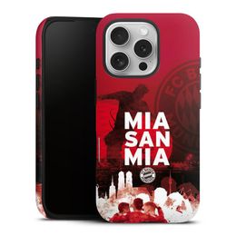 DeinDesign iPhone 16 Pro Handy Panzer Handyh&uuml;lle robuste Outdoor H&uuml;lle Schutzh&uuml;lle matt Mia San Mia Fcb Fc Bayern M&uuml;nchen Tough Case