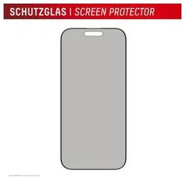 Displex Displayschutzglas "Privacy Glass Full Cover" Displayfolien Displayschutzfolie, Schutzfolie, Bildschirmschutz, kratz- & stoßfest schwarz