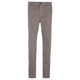 Chinohose BOSS ORANGE "Chino_tapered" Gr. 32, Länge 32, grau (open grey068) Herren Hosen mit BOSS Logo hinten