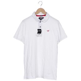 Hollister Herren Poloshirt, weiß, Gr. 52