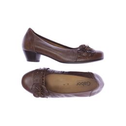 Gabor Damen Pumps, braun, Gr. 3