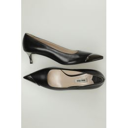 Miu Miu Damen Pumps, schwarz, Gr. 39