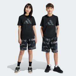 Adidas Train Essentials Seasonal Print Kids Shorts