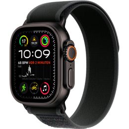 Smartwatch Apple "Watch Ultra 2 (2024) GPS + Cellular" Smartwatches Gr. 49mm, Cellular, M/L, Trail Loop, schwarz Bestseller