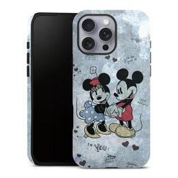 DeinDesign iPhone 16 Pro Max Handy Panzer Handyh&uuml;lle robuste Outdoor H&uuml;lle Schutzh&uuml;lle gl&auml;nzend Vintage Disney Tough Case