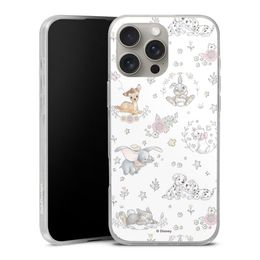 DeinDesign iPhone 16 Pro Max Handy Silikon H&uuml;lle Case transparent Handyh&uuml;lle Disney Dumbo Bambi Silikon Case