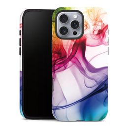 DeinDesign iPhone 16 Pro Max Handy Panzer Handyh&uuml;lle robuste Outdoor H&uuml;lle Schutzh&uuml;lle matt Rainbow Colour Water Tough Case