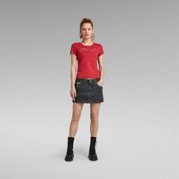 G-Star Raw Y2K Denim Mini Rock - Dunkelblau - Damen