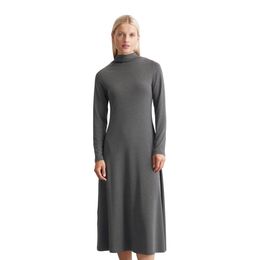 Marc O'Polo Jerseykleid MARC O'POLO "aus OCS Blended TENCEL™ Modal" Gr. L, Normalgrößen, grau Damen Kleider