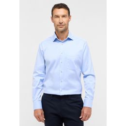 Langarmhemd Eterna "MODERN FIT" Gr. 39, Normalgrößen, blau (hellblau) Herren Hemden