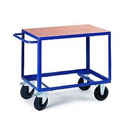 ROLLCART Tischwagen, 1 Ladefläche 1200 x 800 mm, Tragkraft 500 kg, für Produktion und Werkstatt