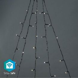Nedis SmartLife Weihnachtsbeleuchtung / Baum / Wi-Fi / Warmweiss / 200 LED's / 20.0 m / 5 x 4 m / Android™ / IOS