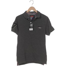 Superdry Herren Poloshirt, grau, Gr. 52