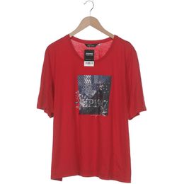 Ulla Popken Damen T-Shirt, rot, Gr. 50